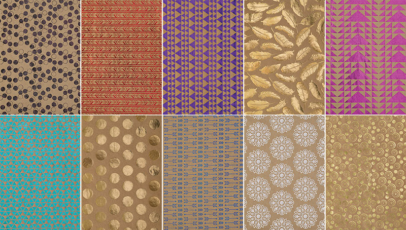 Printed Pattern Paper A4 40pk - Plant